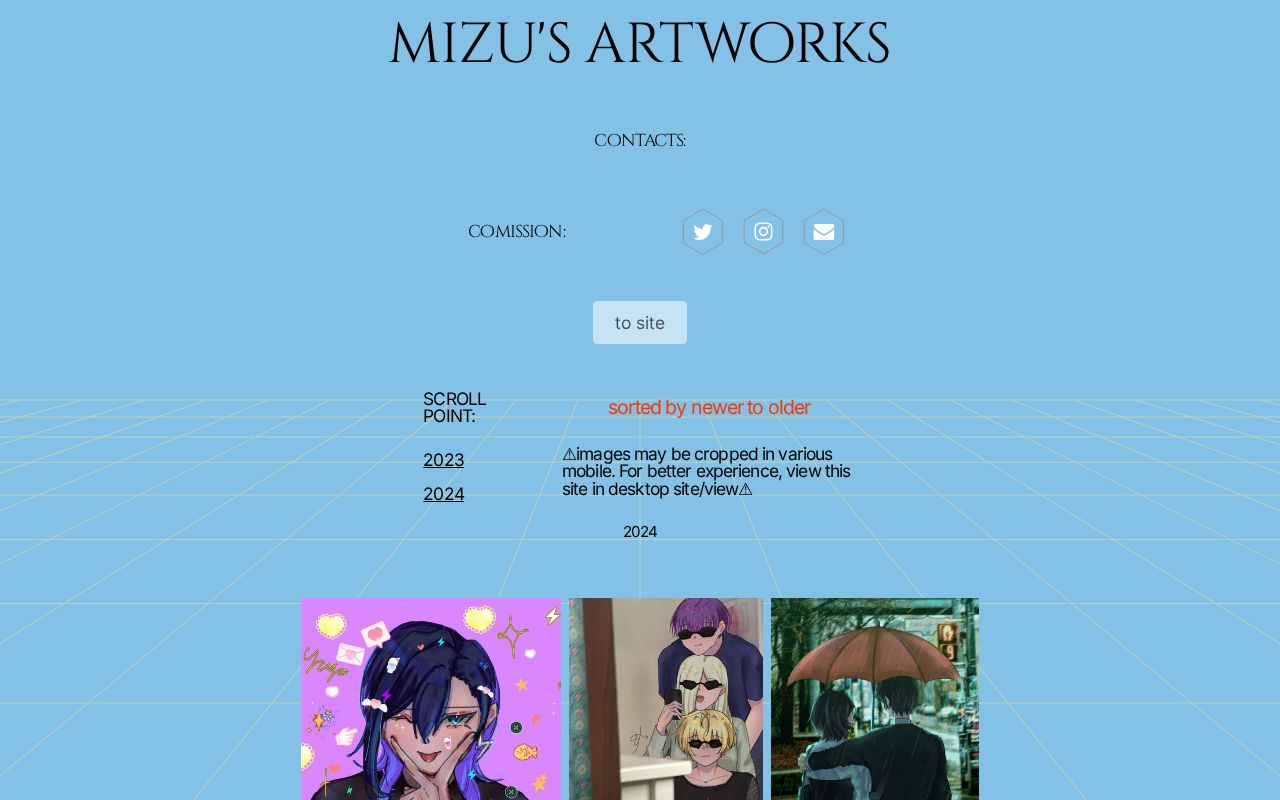 mizu artwork page
